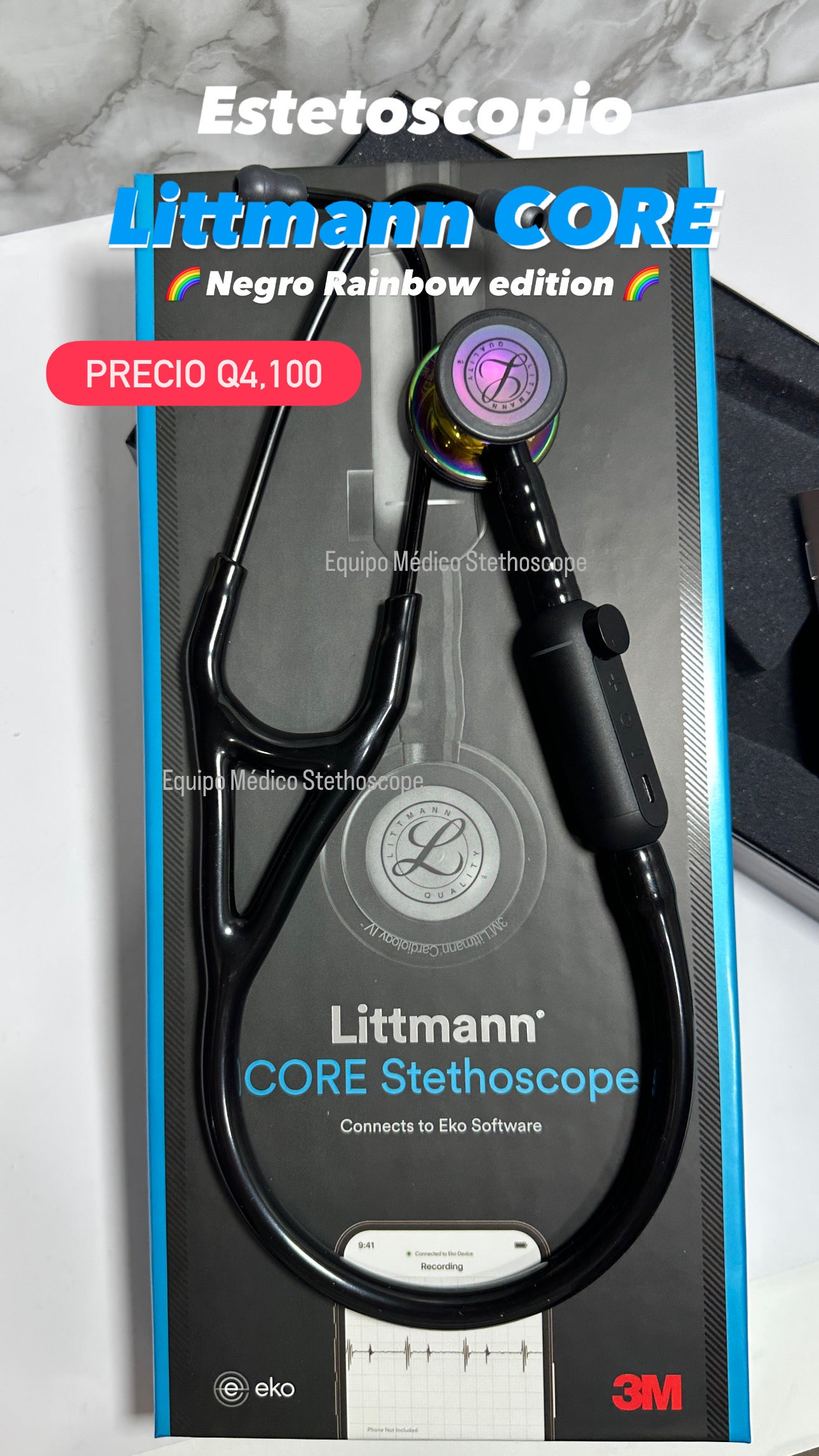 Estetoscopio Littmann CORE – Equipo Médico Stethoscope