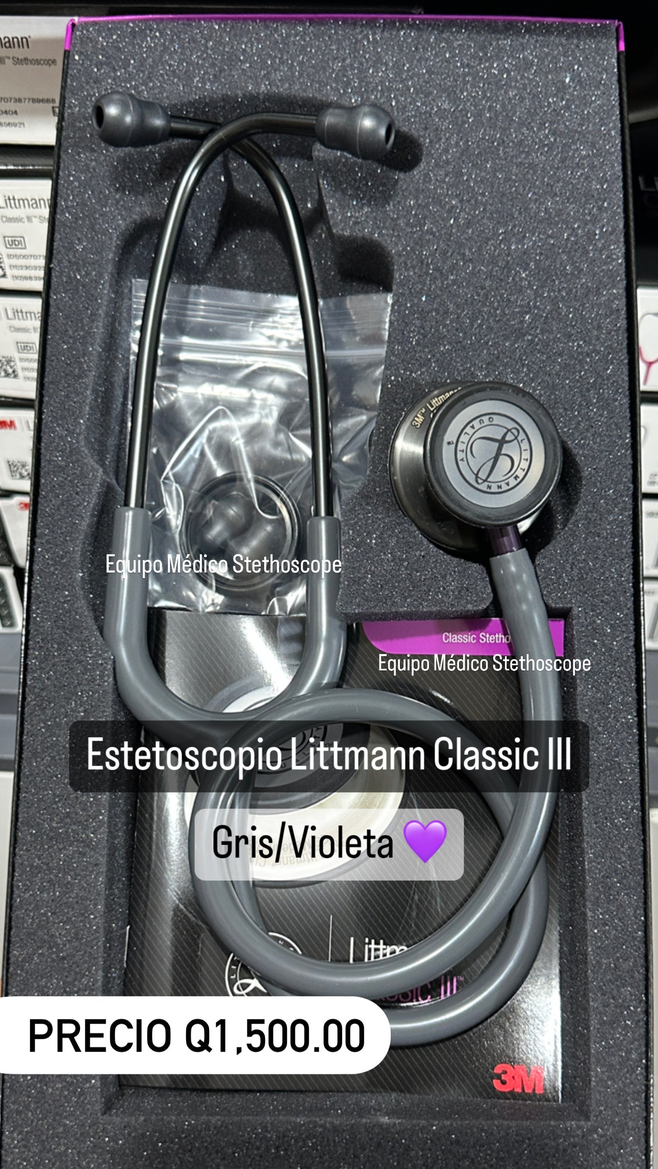 Estetoscopio Littmann Classic III – Equipo Médico Stethoscope