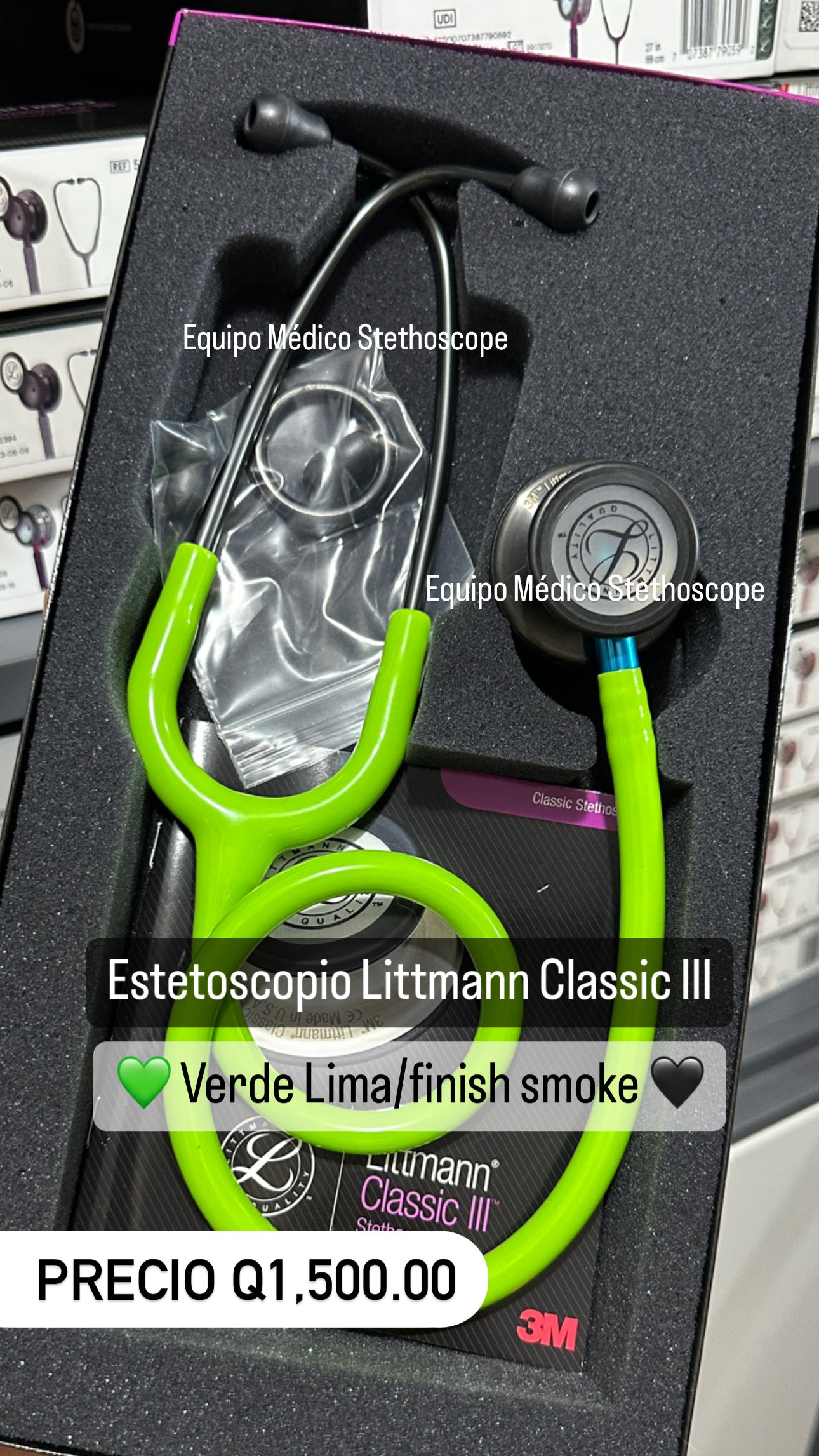 Estetoscopio Littmann Classic III – Equipo Médico Stethoscope