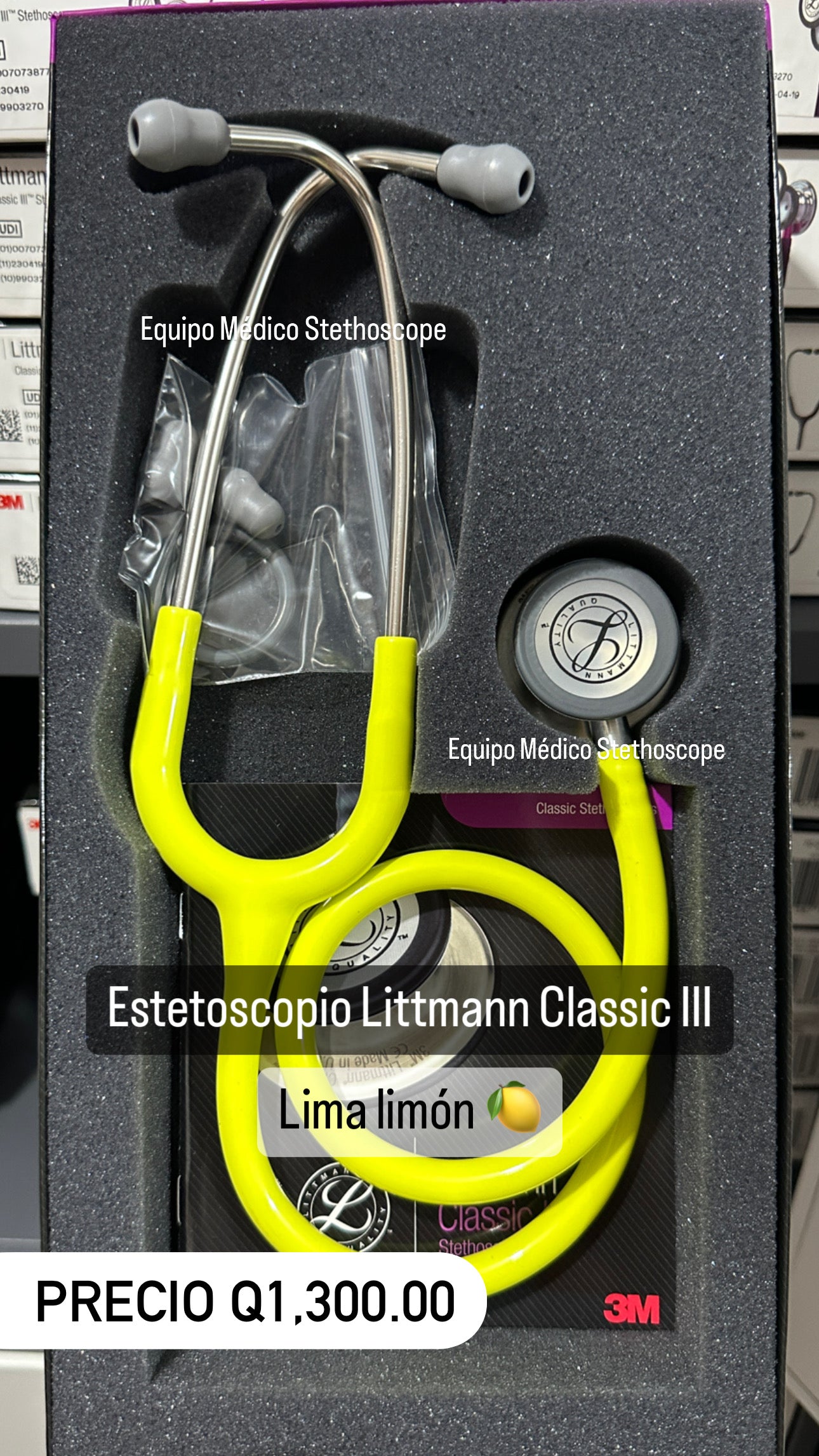 Estetoscopio Littmann Classic III – Equipo Médico Stethoscope