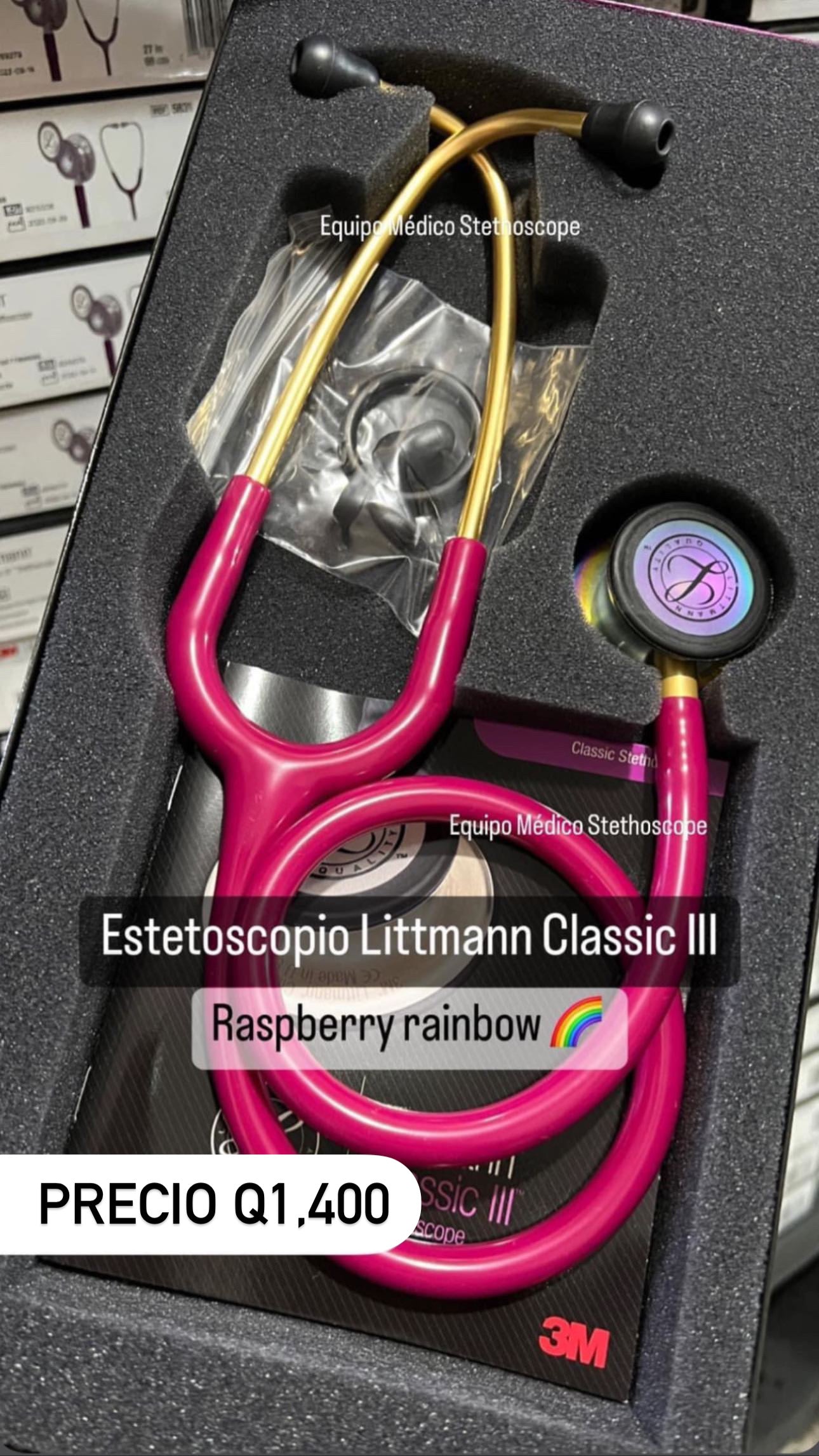 Estetoscopio Littmann Classic III – Equipo Médico Stethoscope