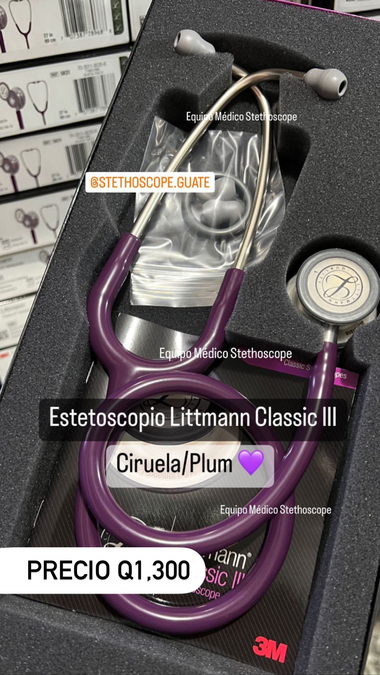 Estetoscopio Littmann Classic III – Equipo Médico Stethoscope