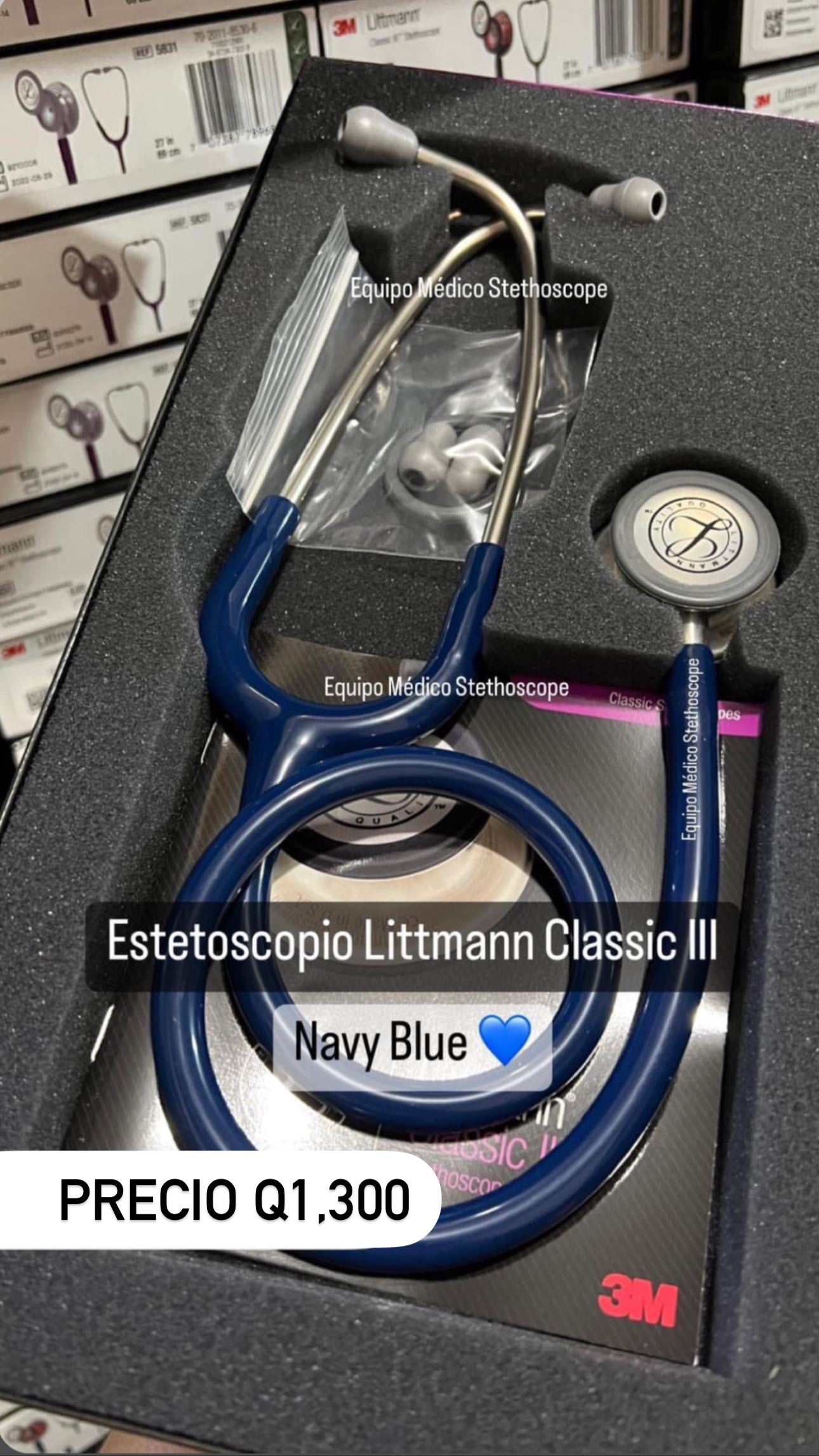 Estetoscopio Littmann Classic III – Equipo Médico Stethoscope