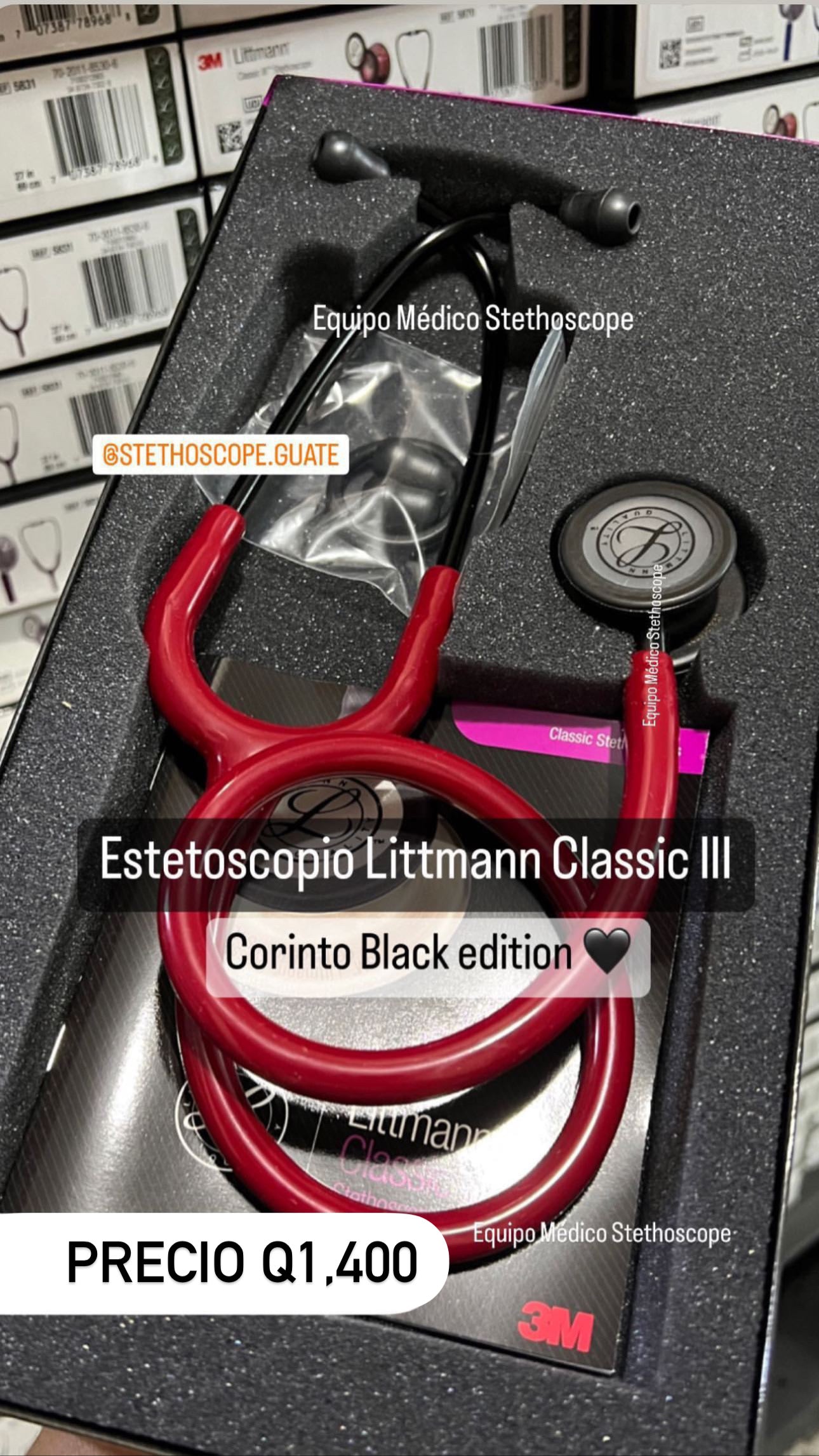 Estetoscopio Littmann Classic III – Equipo Médico Stethoscope