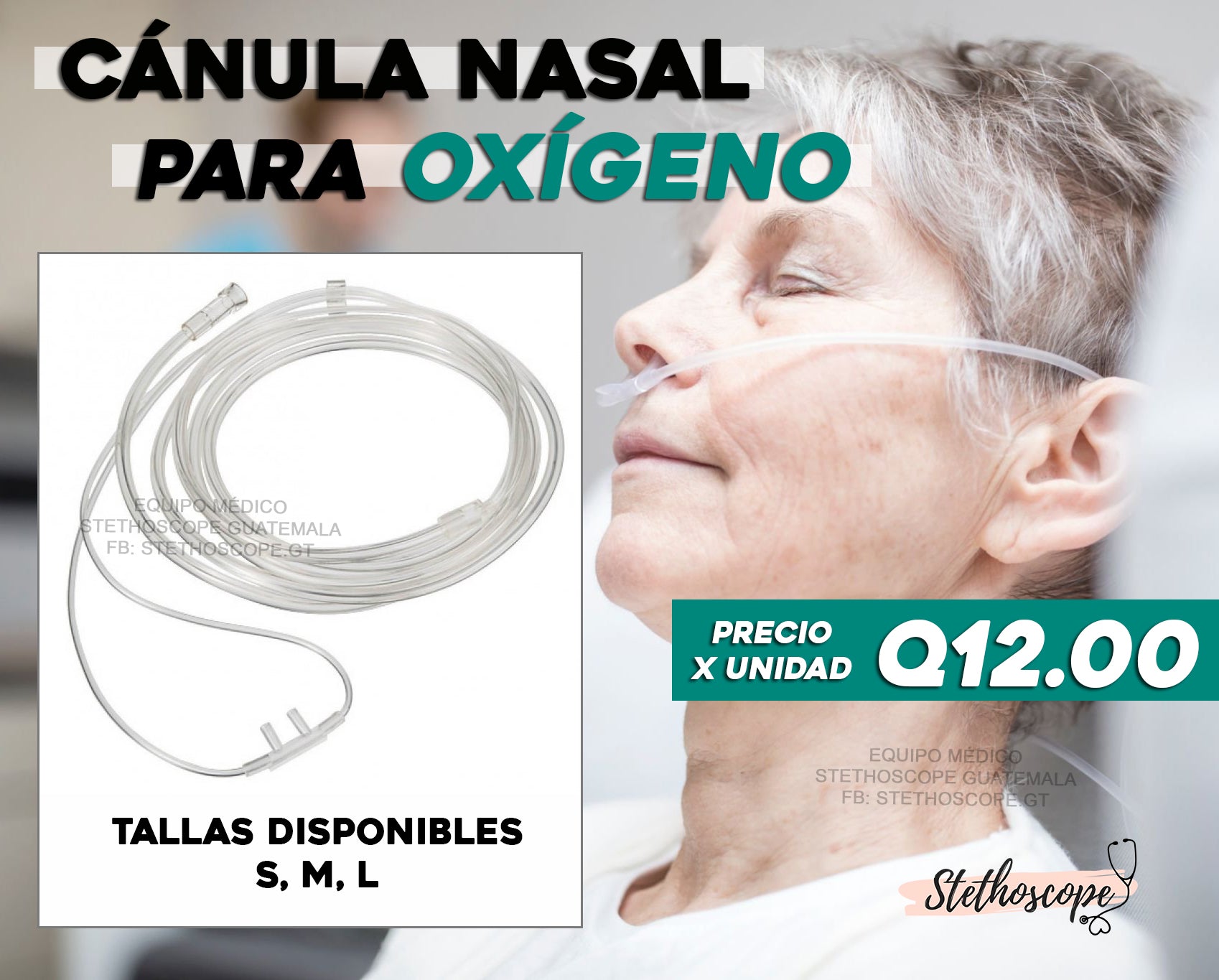Oxigenoterapia Por Cateter Nasal CANULA NASAL PARA OXIGENO "CHICA"