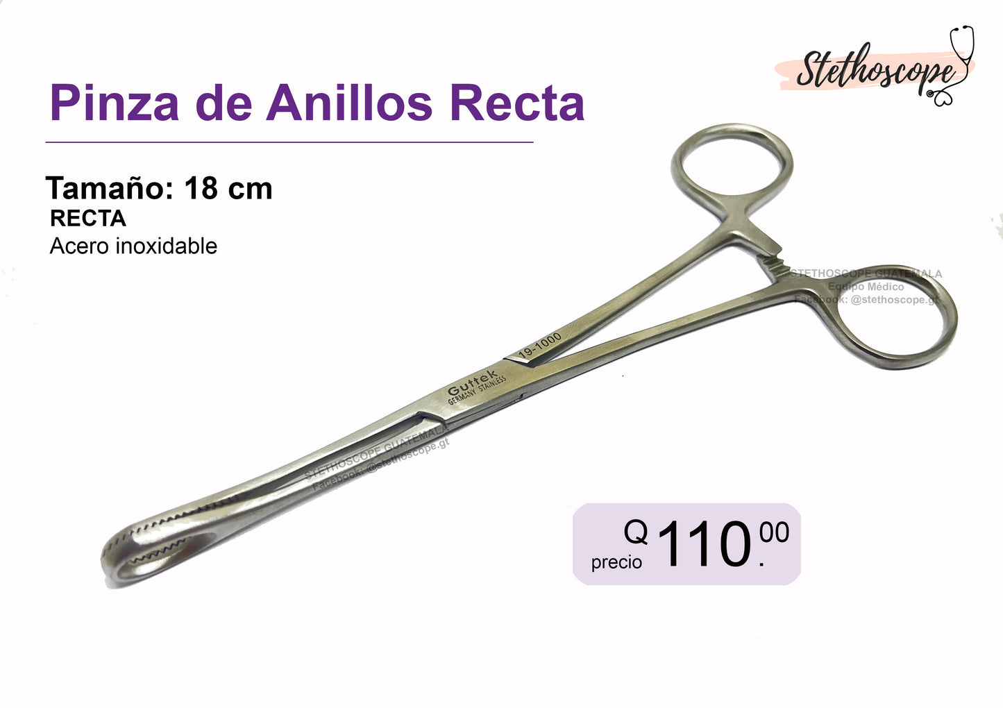 Pinza de Anillos – Equipo Médico Stethoscope