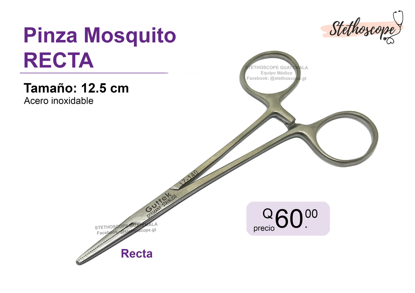 Pinza Mosquito – Equipo Médico Stethoscope