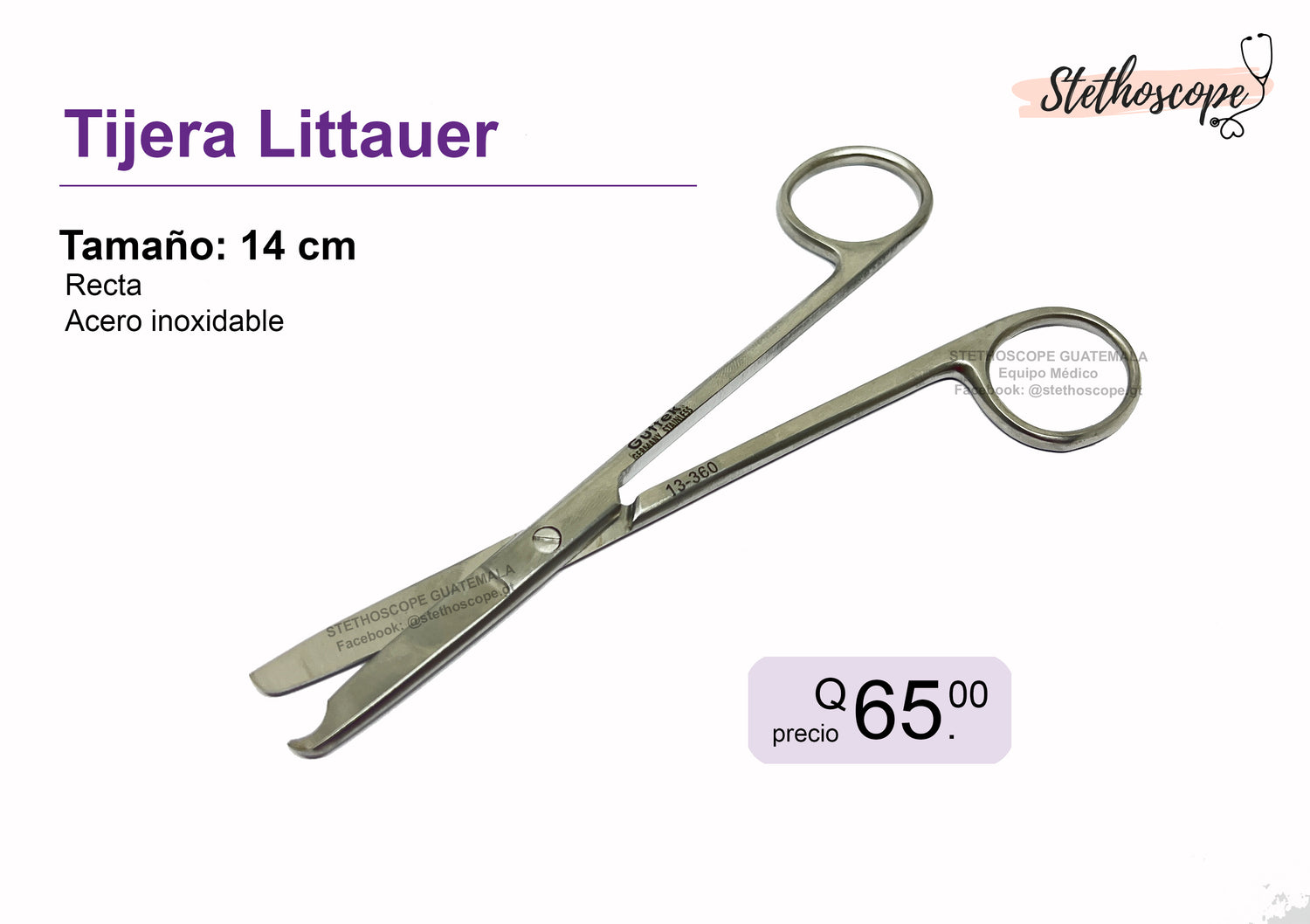Tijera Littahuer – Equipo Médico Stethoscope
